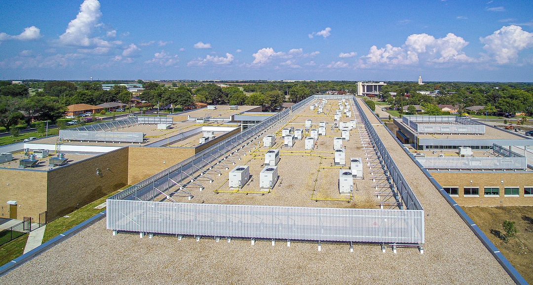 Custom Tailored RoofScreens Give Neighboring Elementary Schools a Look ...