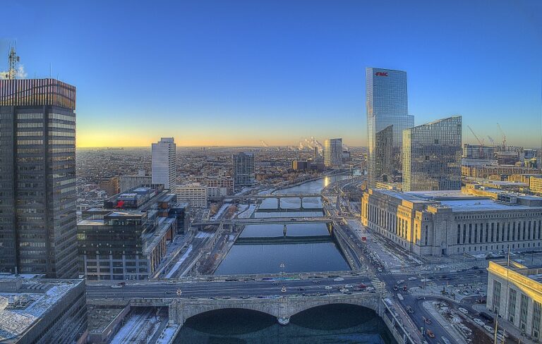 L10 Angled Louvers Provide Backdrop for Aramark Headquarters Signage ...